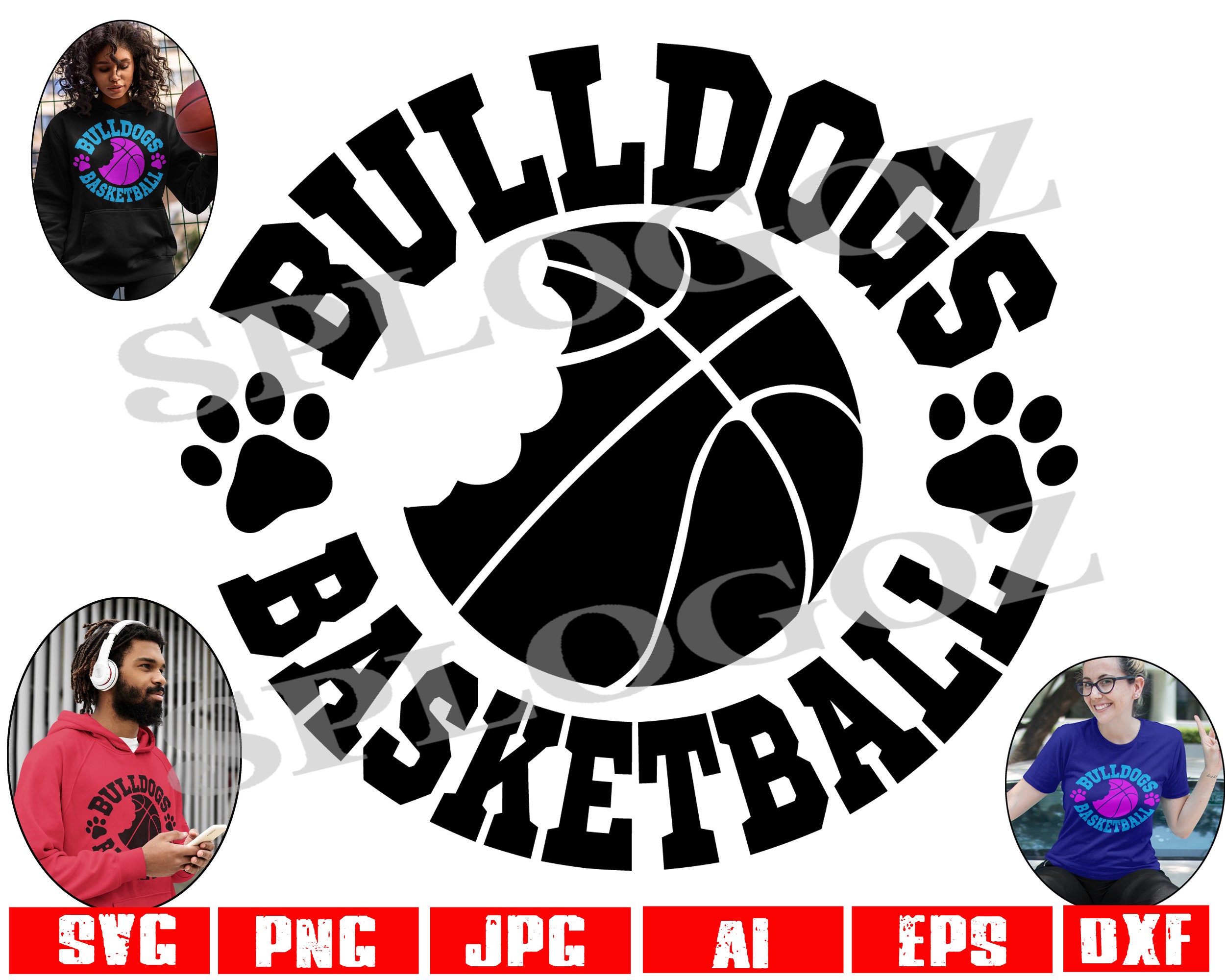 Bulldogs Basketball Svg, Bulldogs Svg, Bulldog Basketball Svg, Bulldog ...