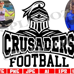 Crusaders Football Svg. Crusader Football Svg, Crusader Svg, Crusaders ...