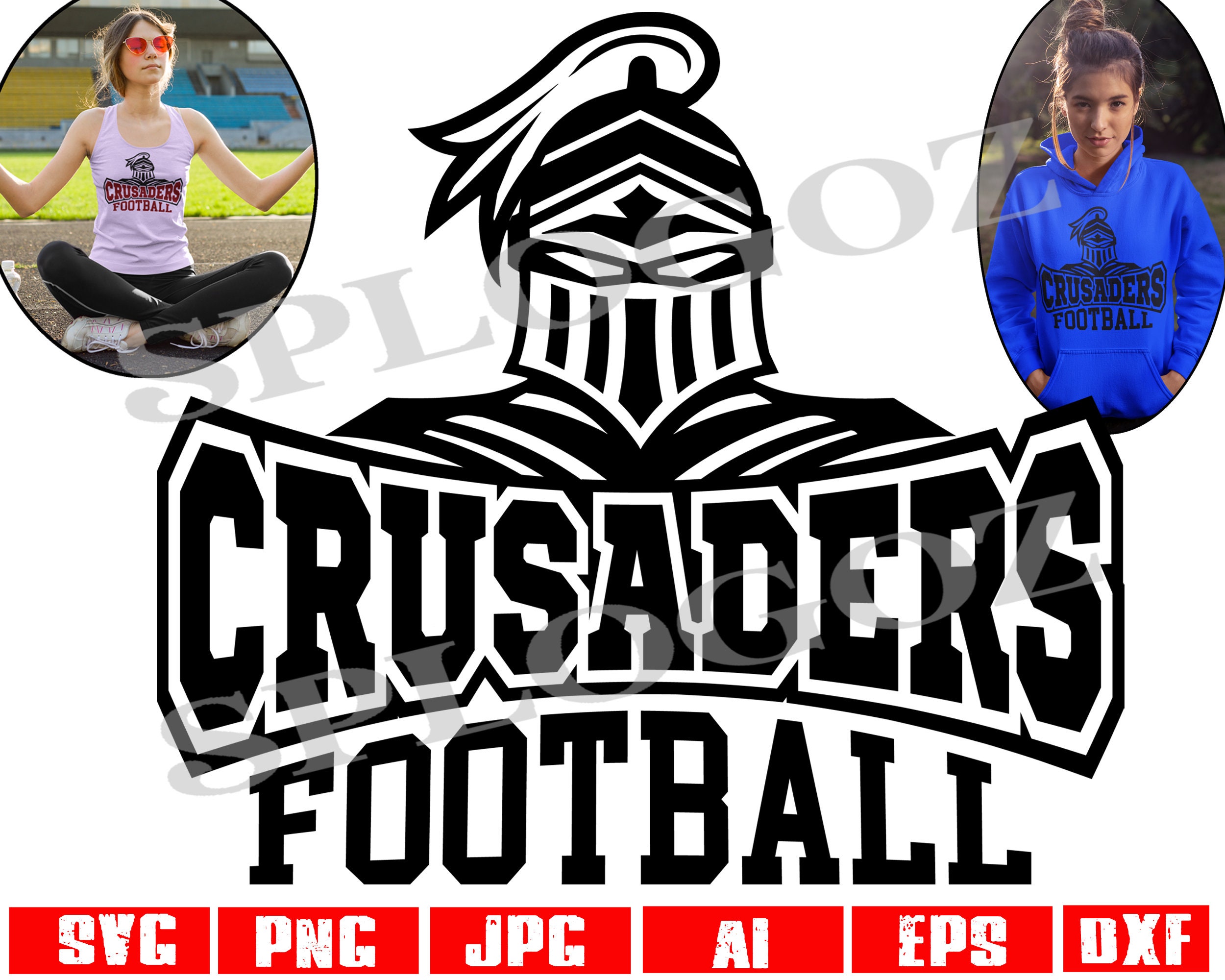 Crusader Football Logo