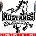 Mustangs Cheerleading Svg Mustang Cheerleading Svg Mustangs - Etsy