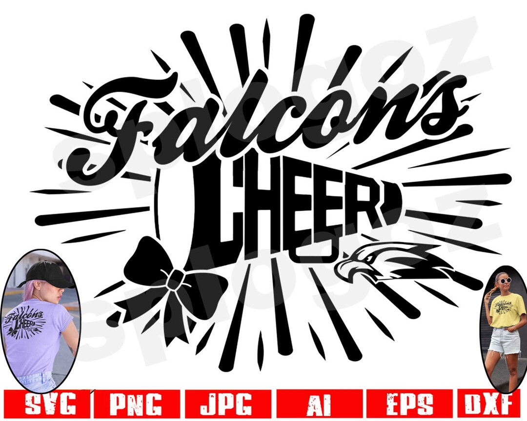 Falcons Cheer Svg Falcon Cheer Svg Falcons Cheer Png Falcons ...