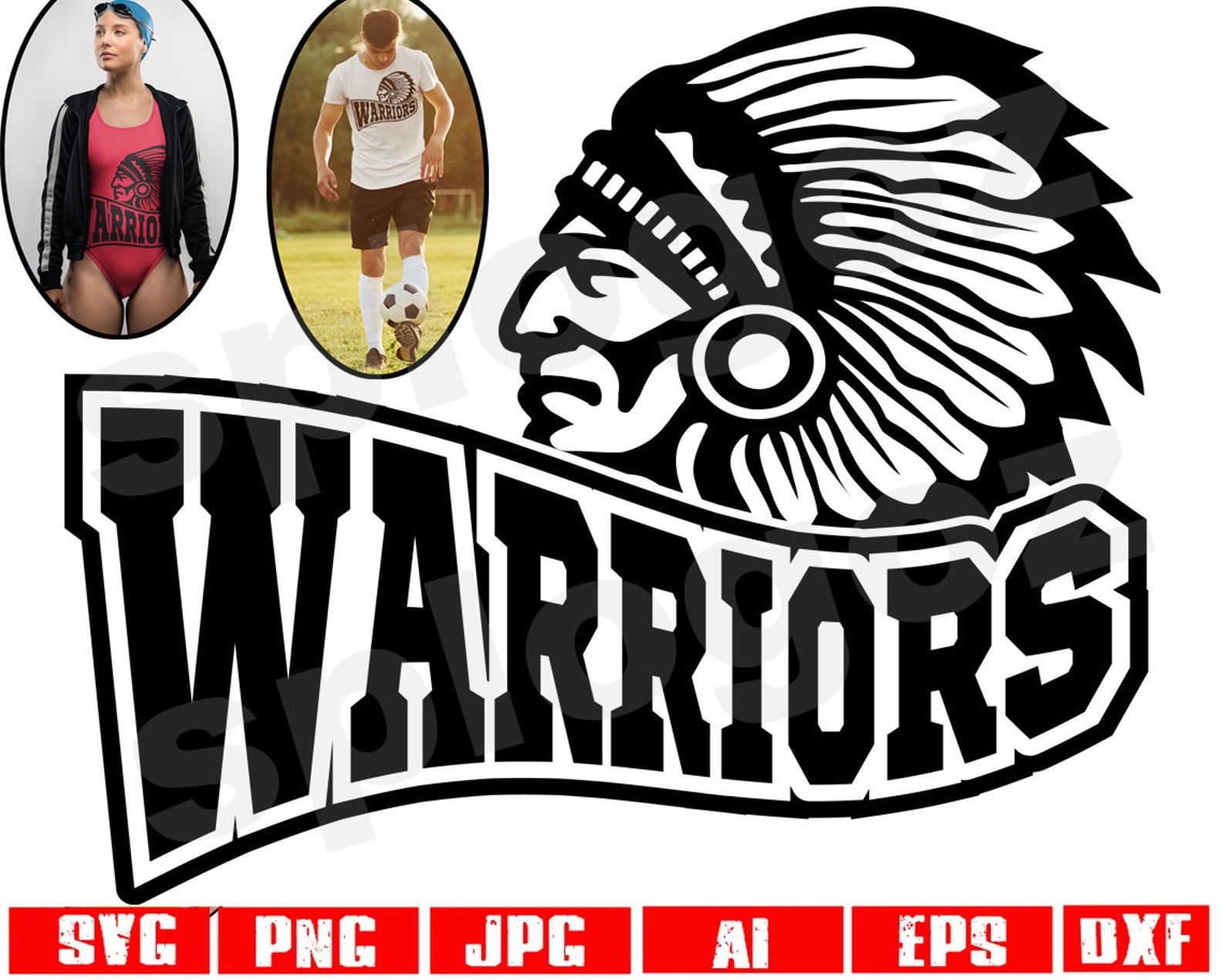 Warriors Svg Warrior Svg Warriors Png Warrior Png Warriror Mascot Svg ...