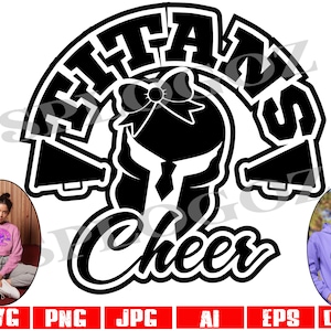 Titans Cheerleading Svg, Titan Cheerleading Svg, Titans Cheer Svg ...