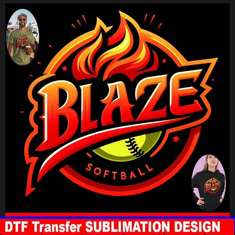 Blaze Baseball Shirt - Etsy