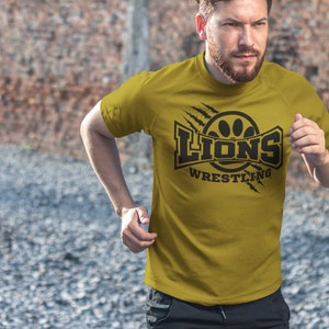 Lions Wrestling Svg Lion Wrestling Svg Lions Wrestling Png Lions Svg ...