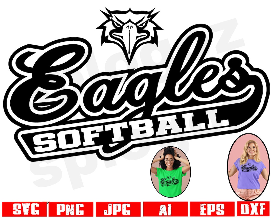 Eagles Softball Svg Eagle Softball Svg Eagles Softball Png Eagles Svg ...