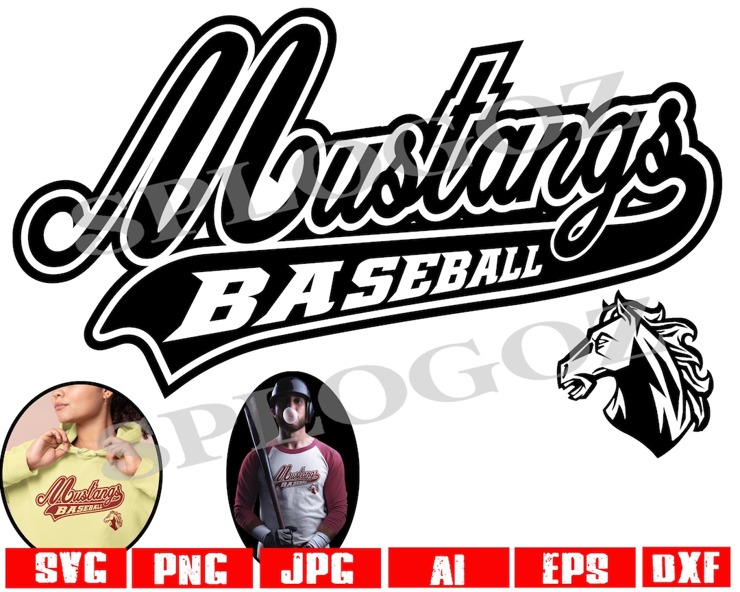 Mustangs Svg Mustang Svg Mustangs Baseball Mustang Baseball - Etsy