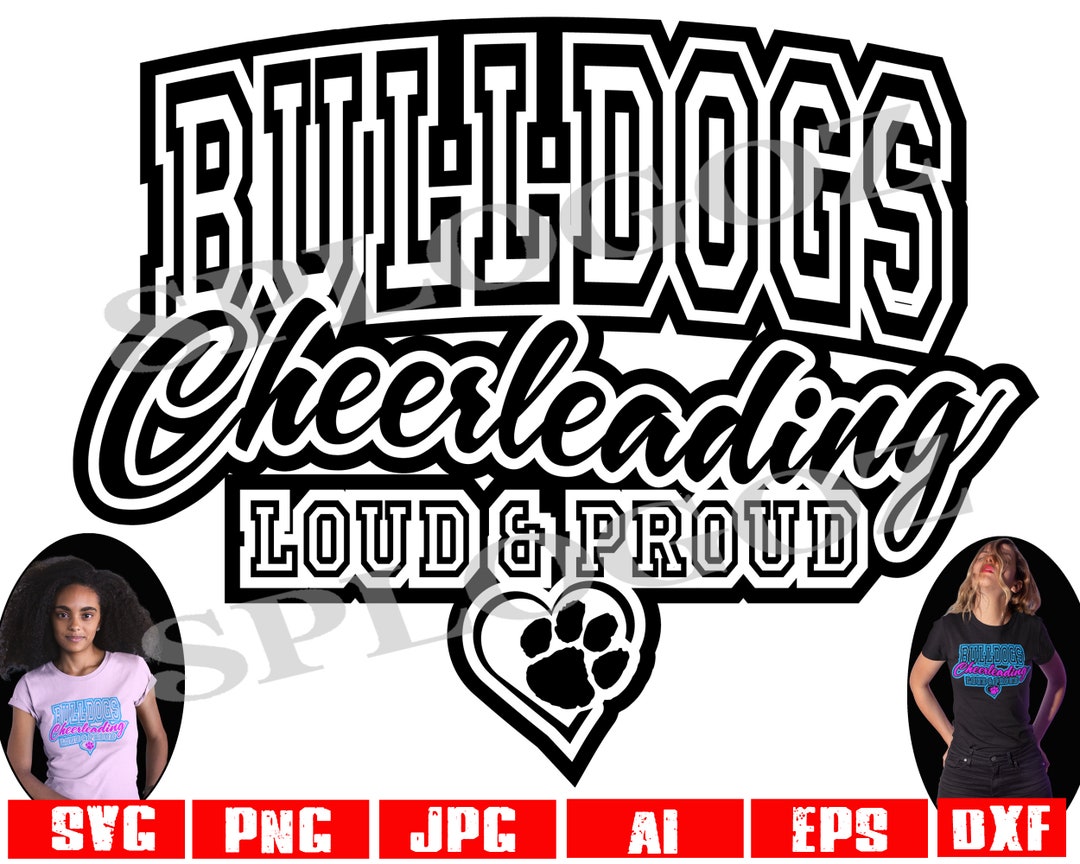 Bulldog Cheerleading Bulldogs Cheerleading Svg Bulldog Svg Bulldogs Svg Bulldogs Cheer Svg ...