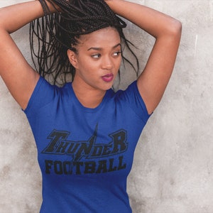 Thunder Football Svg Thunder Football Png Thunder Football Design ...
