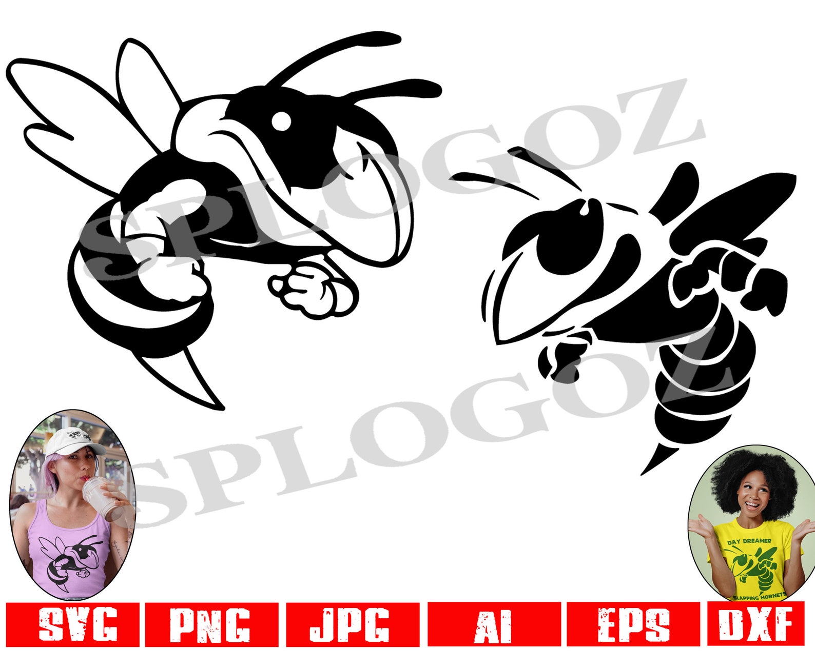 Hornets Svg Hornet Svg Hornets Mascot Svg Hornets Logo SVG - Etsy