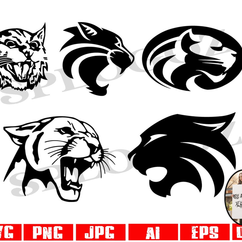 Wildcat Svg - Etsy