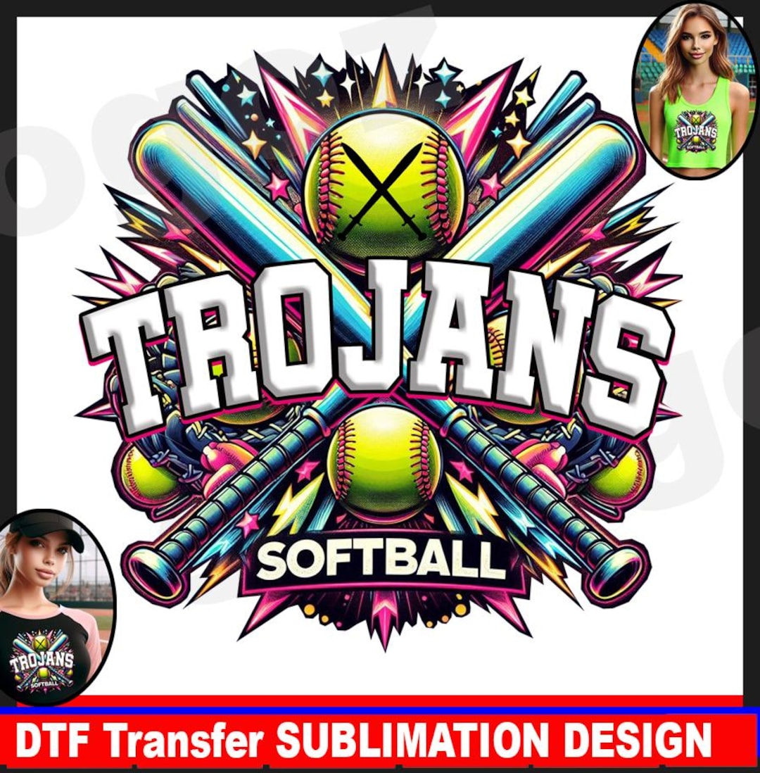 Trojan Softball Png, Trojans Sublimation Mascot, Trojan Png, Trojans ...