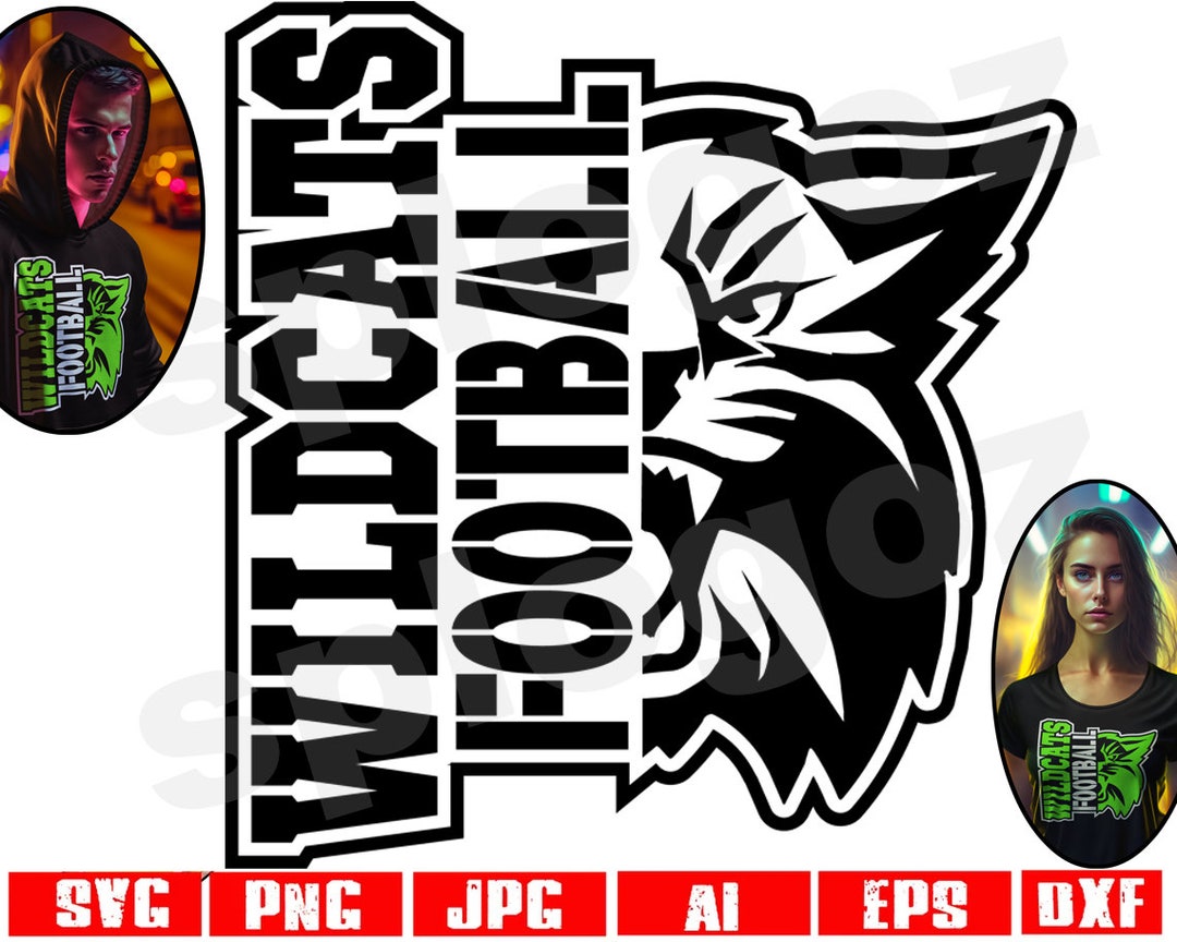 Wildcats Football Svg Wildcat Football Svg Wildcats Football Png ...