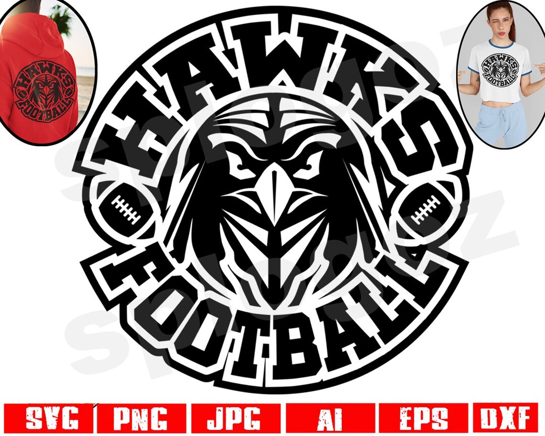 Hawks Football Svg Hawk Football Svg Hawks Football Png Hawks Svg Hawk ...