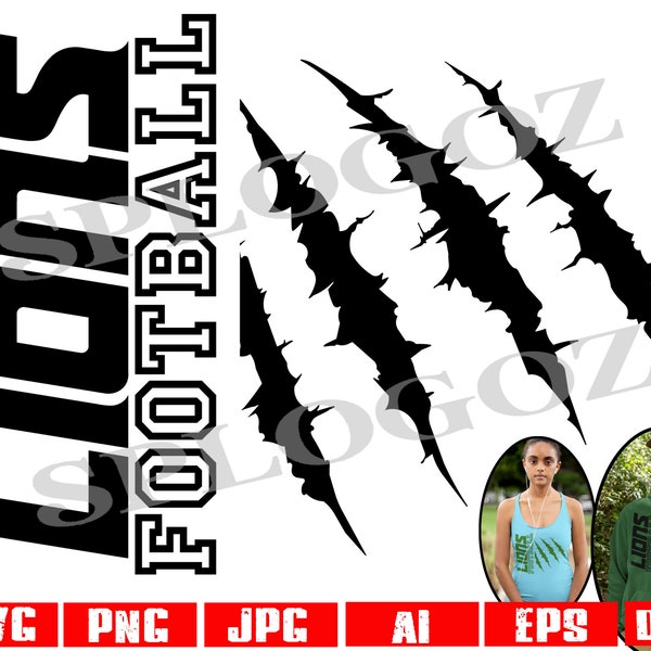 Scratch lion svg - Etsy México