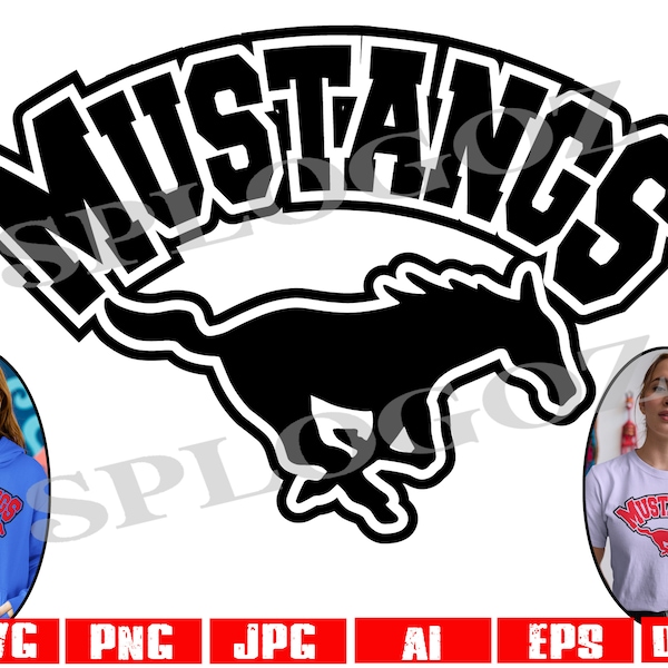 Mustang Svg - Etsy