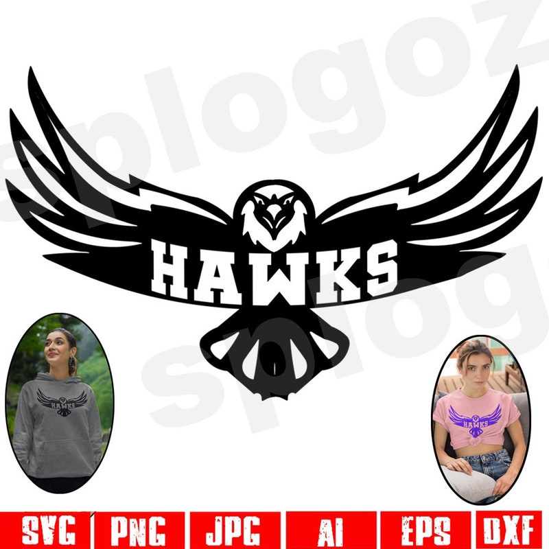 Cartoon Hawk Mascot - Etsy