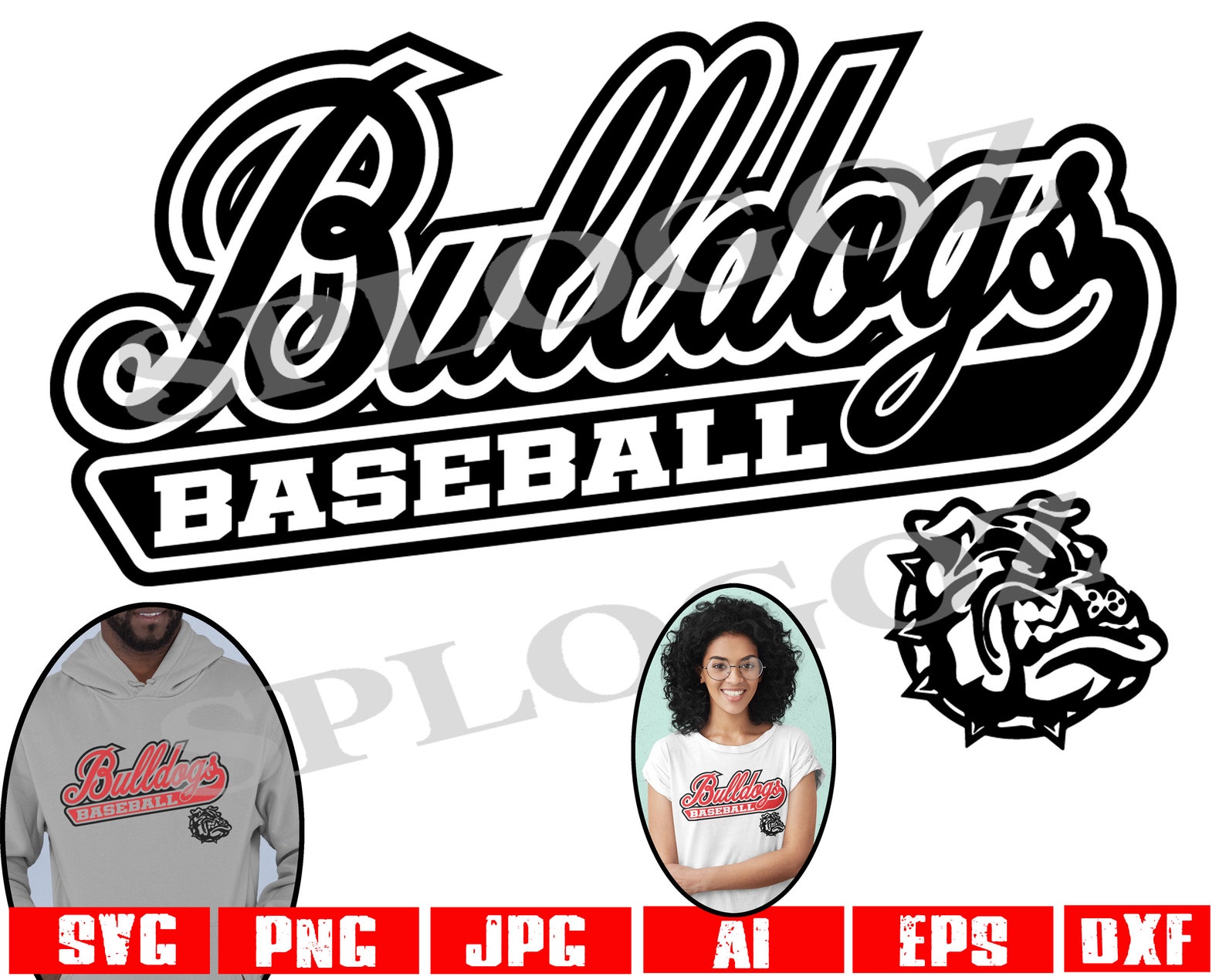 Bulldogs Baseball Svg, Bulldog Baseball Svg, Bulldog Svg, Bulldogs Svg ...