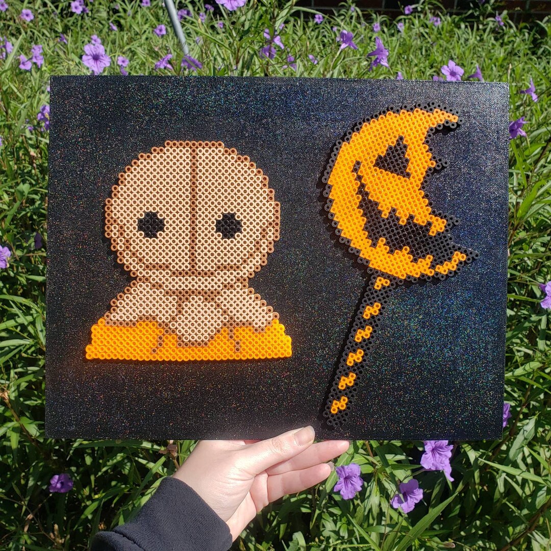 Handmade Canvas Art, Sam, Holoween Series, Mixed Media Painting and ...