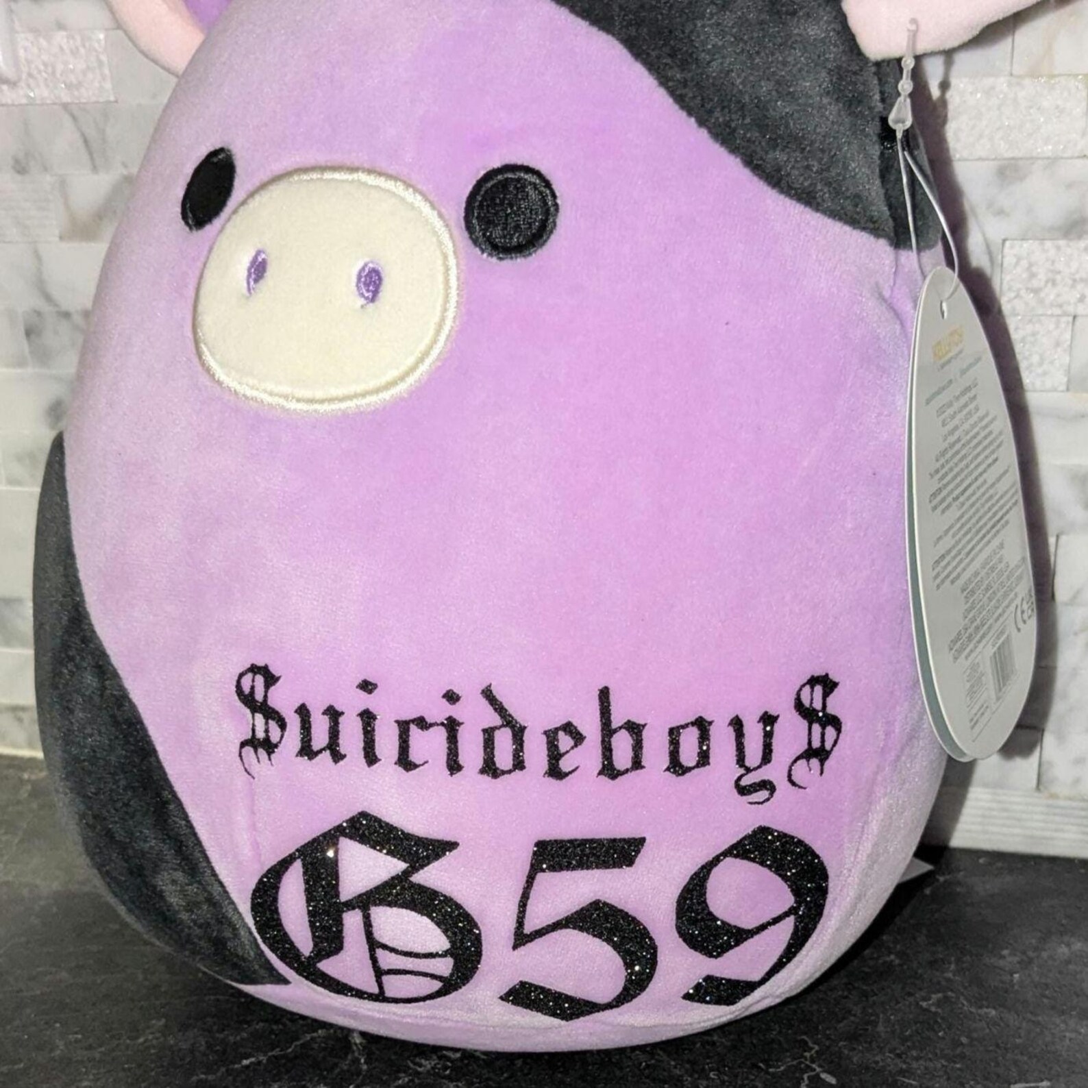 Custom G59 "dipped in Gold" Plush, Black Glitter - Etsy