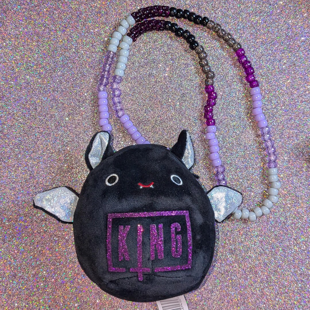Custom Bat Sullivan King Plush With Clip-on Kandi Necklace - Etsy