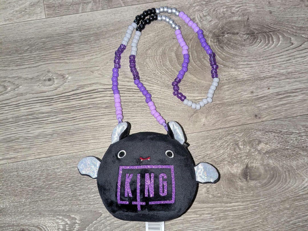 Custom Bat Sullivan King Plush With Clip-on Kandi Necklace - Etsy