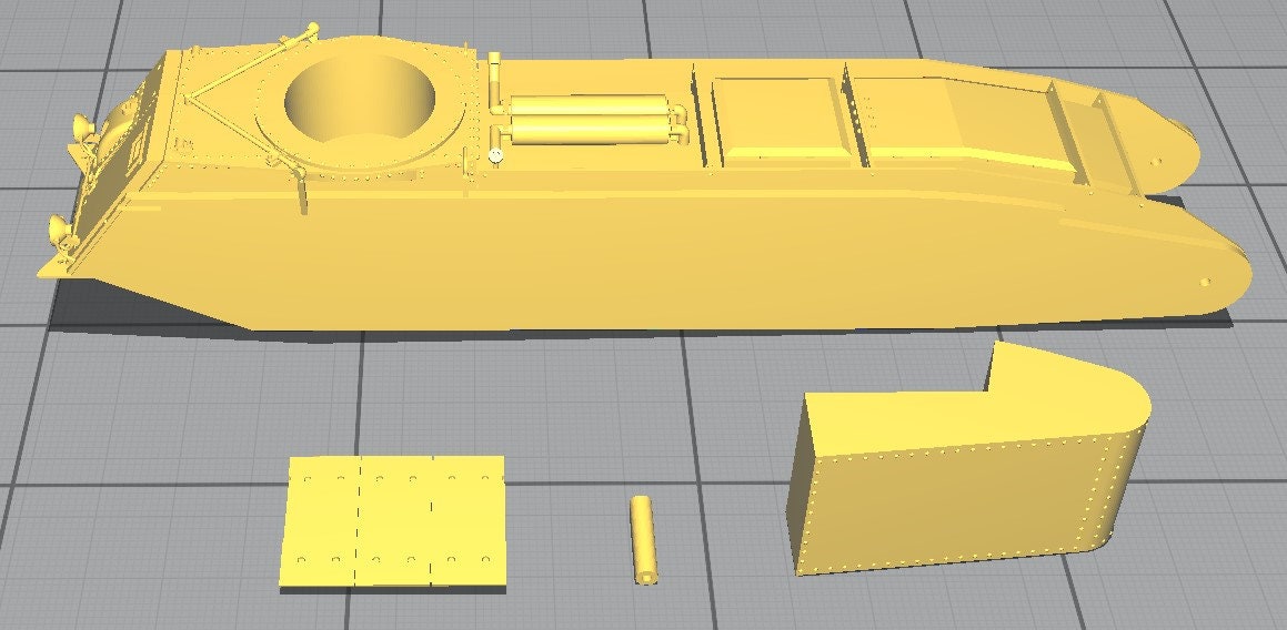 TOG-I 1940 WWII British Heavy Tank Prototype STL File for Fdm/fff 3D ...