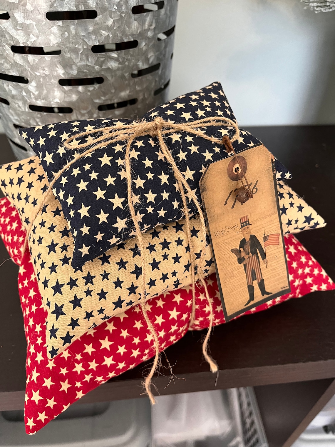 Americana Pillow Set of 3 - Etsy
