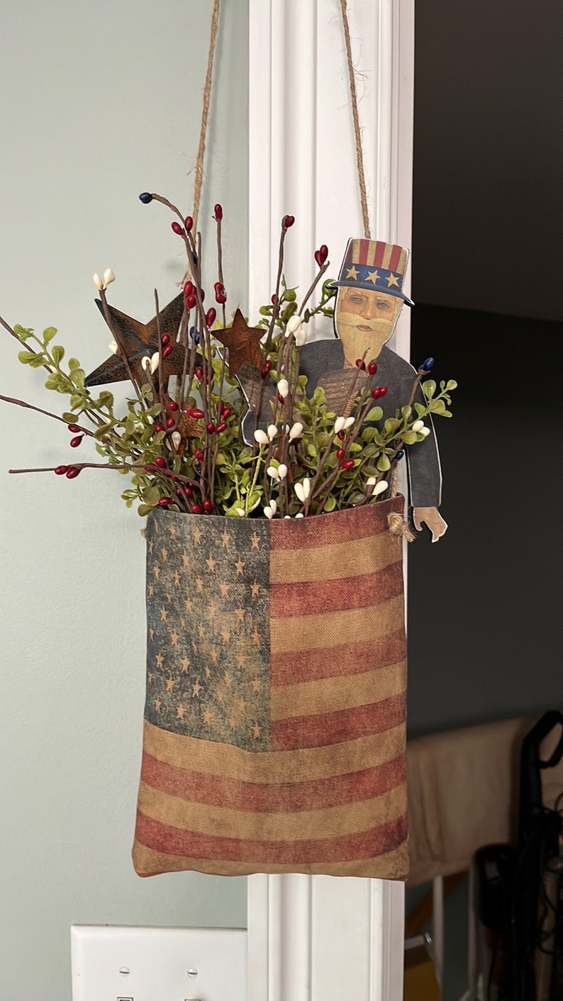 Beautiful Primitive Americana Bag Full of Goodies - Etsy