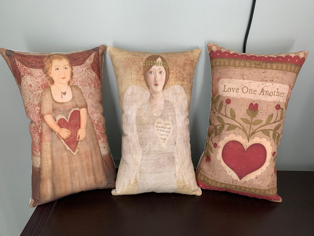 Primitive Pillow-your Choice of Design-7x11 - Etsy