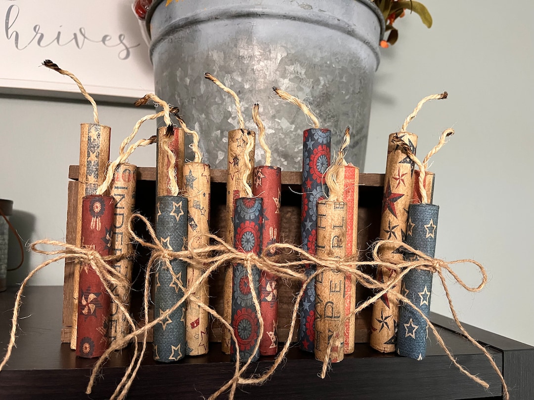 Set of 3 Wood Firecrackers! - Etsy