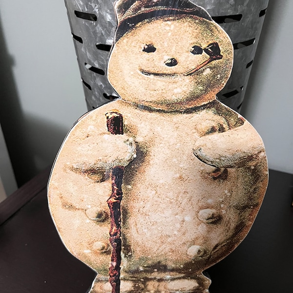Primitive Snowman - Etsy