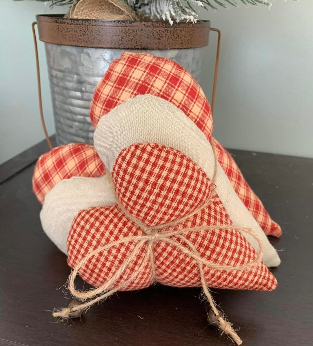 Primitive Heart Stack - Etsy