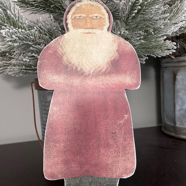 Primitive Santa Pattern - Etsy