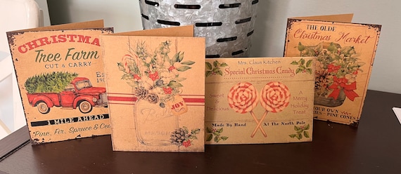 Set of 8 Cards With Envelopes - Etsy