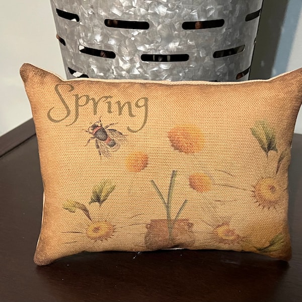 Primitive Pillow - Etsy