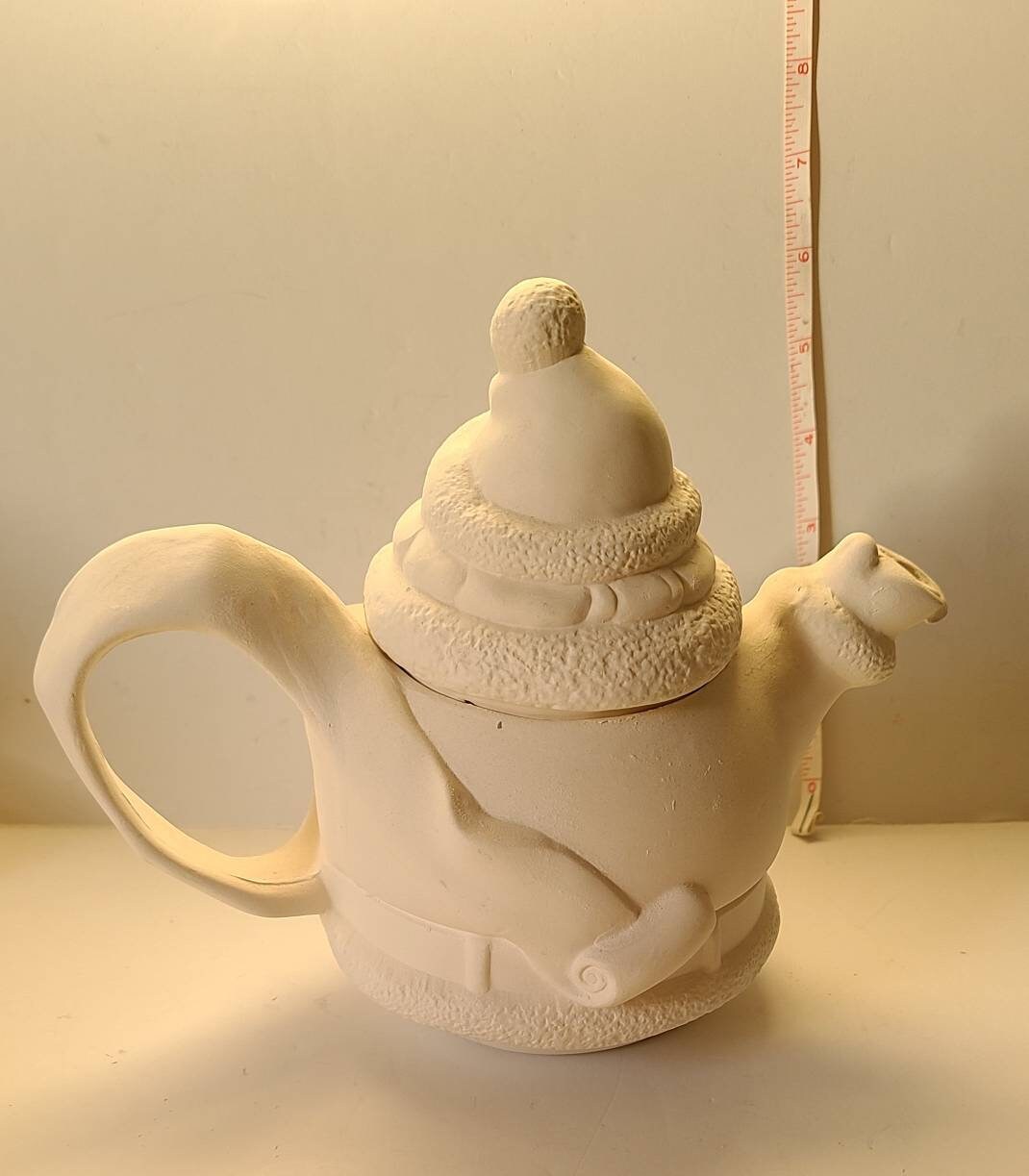 DIY Vintage Santa Tea Pot/diy Tea Pot/holiday Santa Vintage Design/gare ...