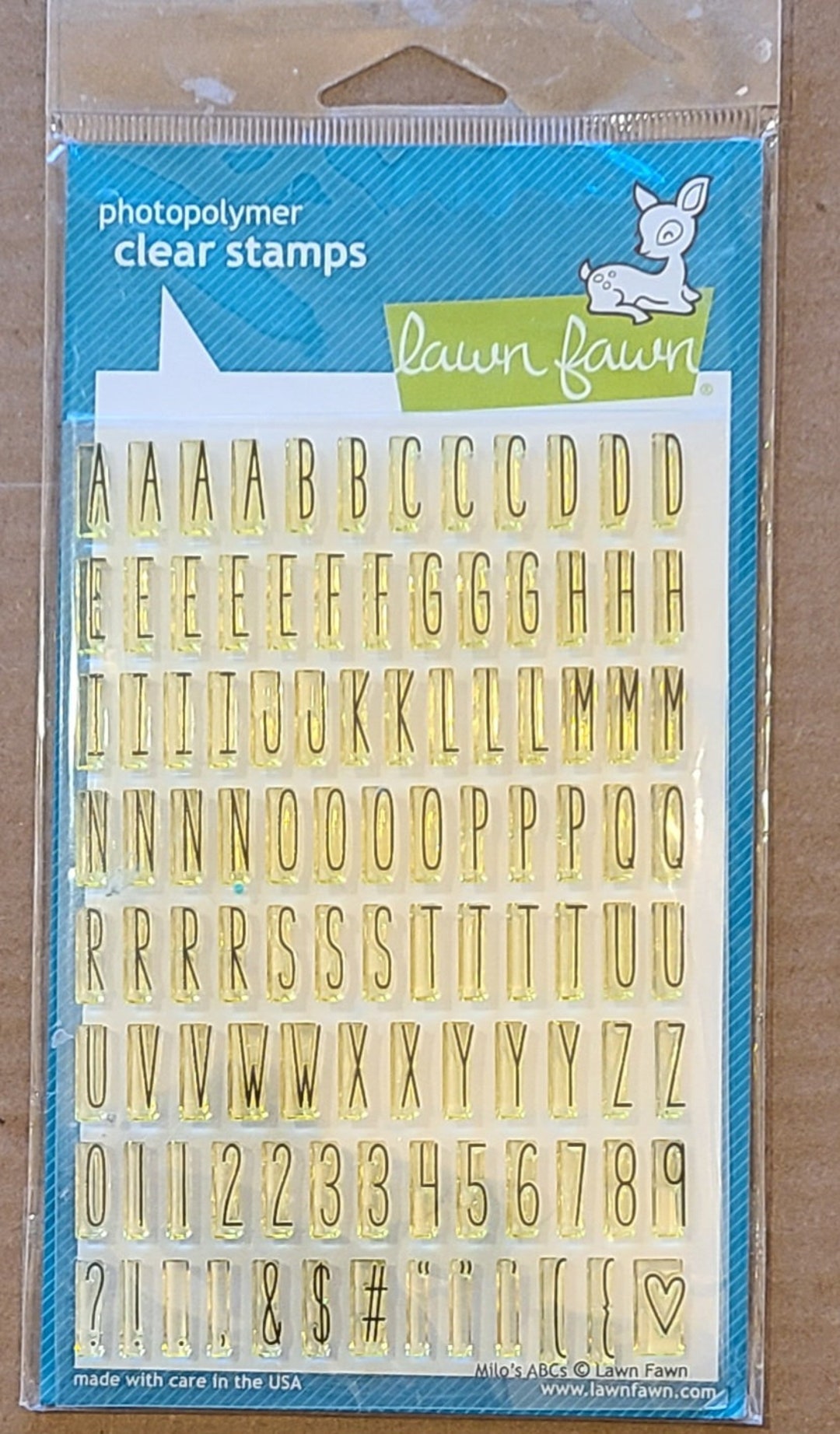 Alphabet Clear Stamps/designs DIY Inkadinkado/clear Stamps/brand New ...