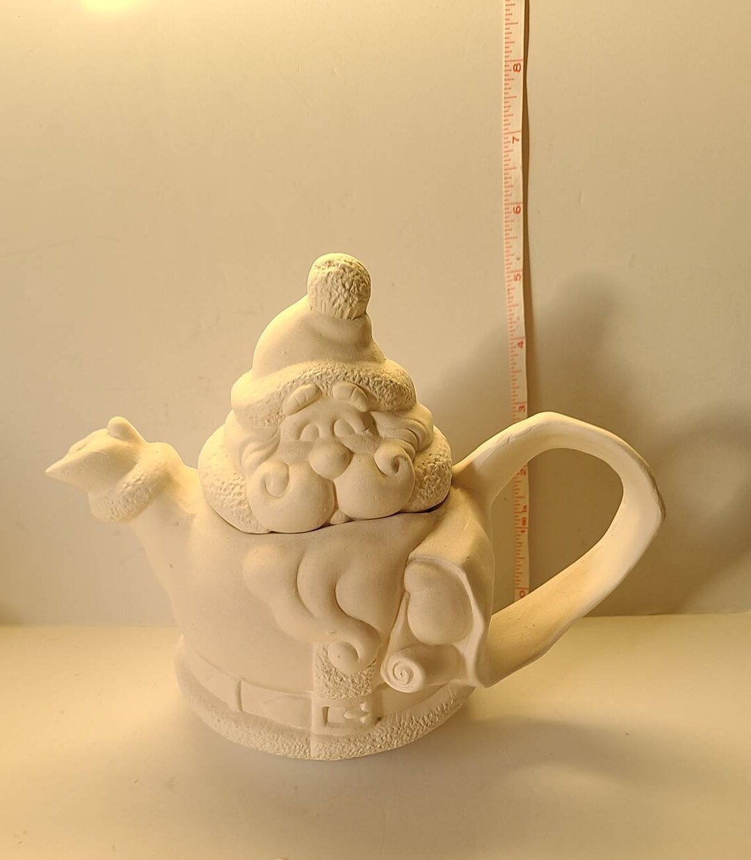 DIY Vintage Santa Tea Pot/diy Tea Pot/holiday Santa Vintage Design/gare ...