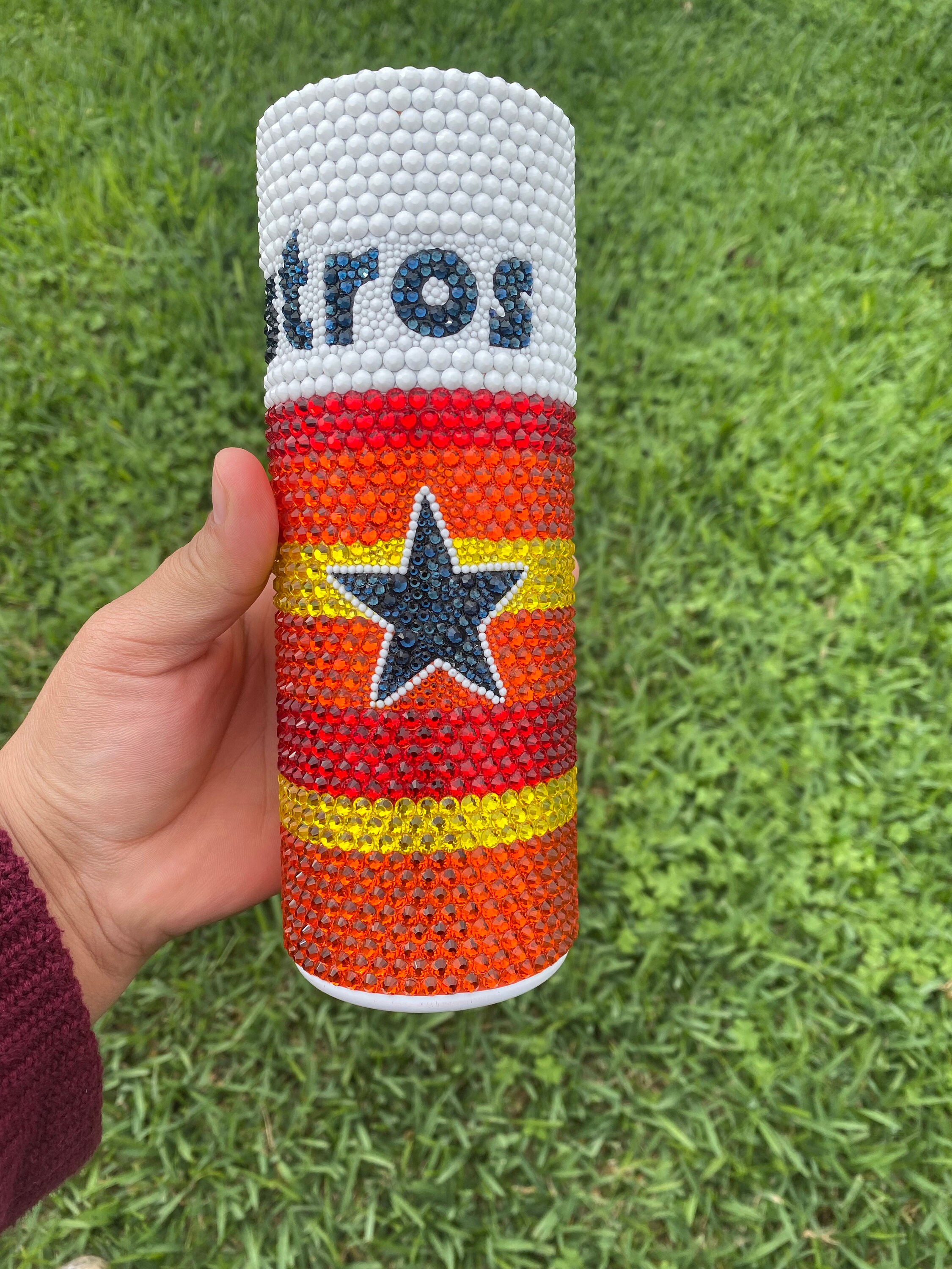 Houston Astros Rhinestone Tumbler - Etsy