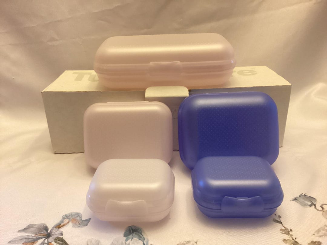 Vintage Tupperware Packables Containers - Gift Set of 5 Clamshell ...