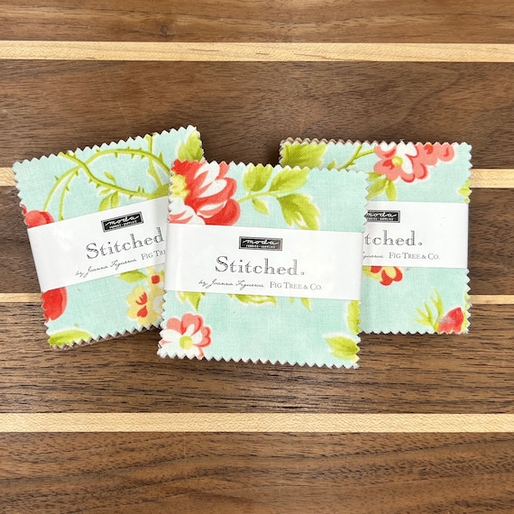 Stitched by Fig Tree for Moda Mini Charm Pack 2.5 Squares - Etsy