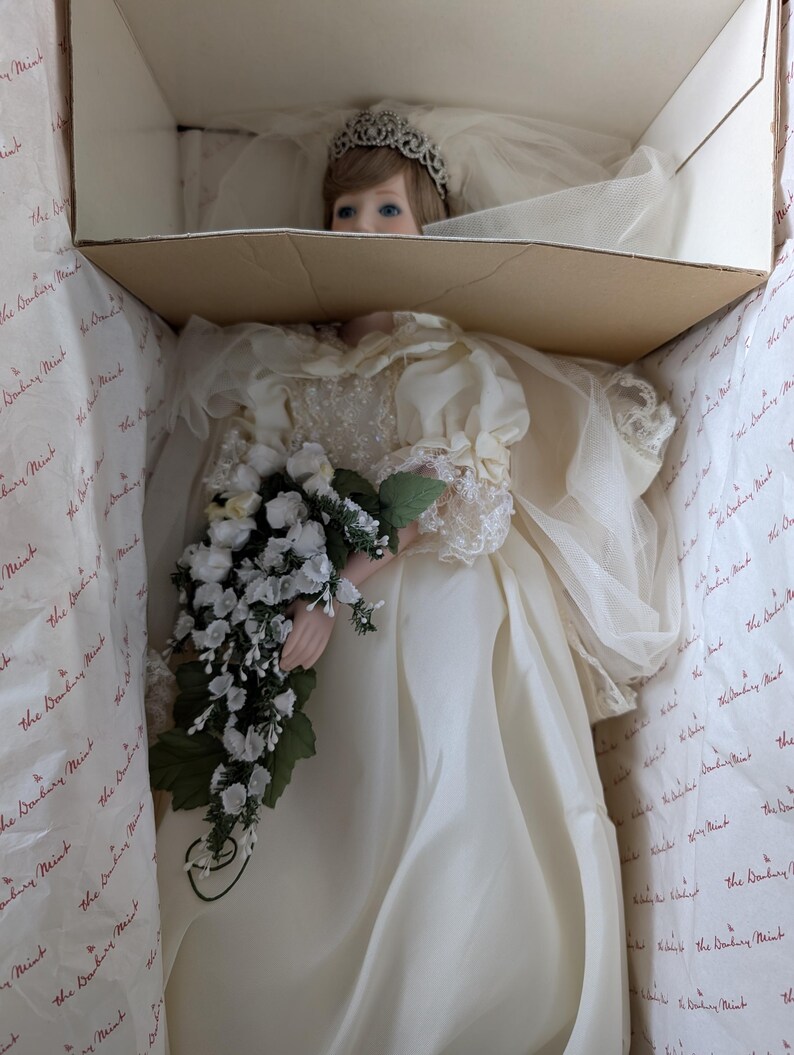 Diana, Princess of Wales Bride Doll and Prince Charles Bridegroom Doll ...