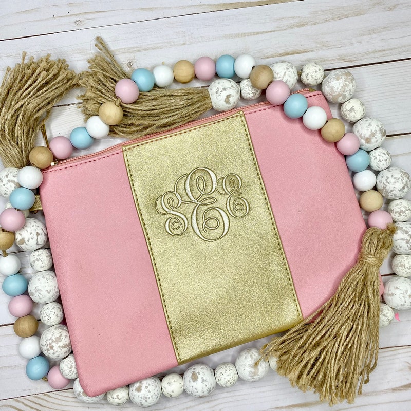 Monogrammed Wristlet - Etsy