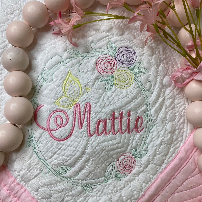 Monogrammed Quilt - Etsy