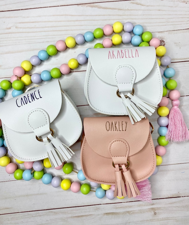 Personalized Girls Tassel Purse Kids Tassel Purse Children - Etsy