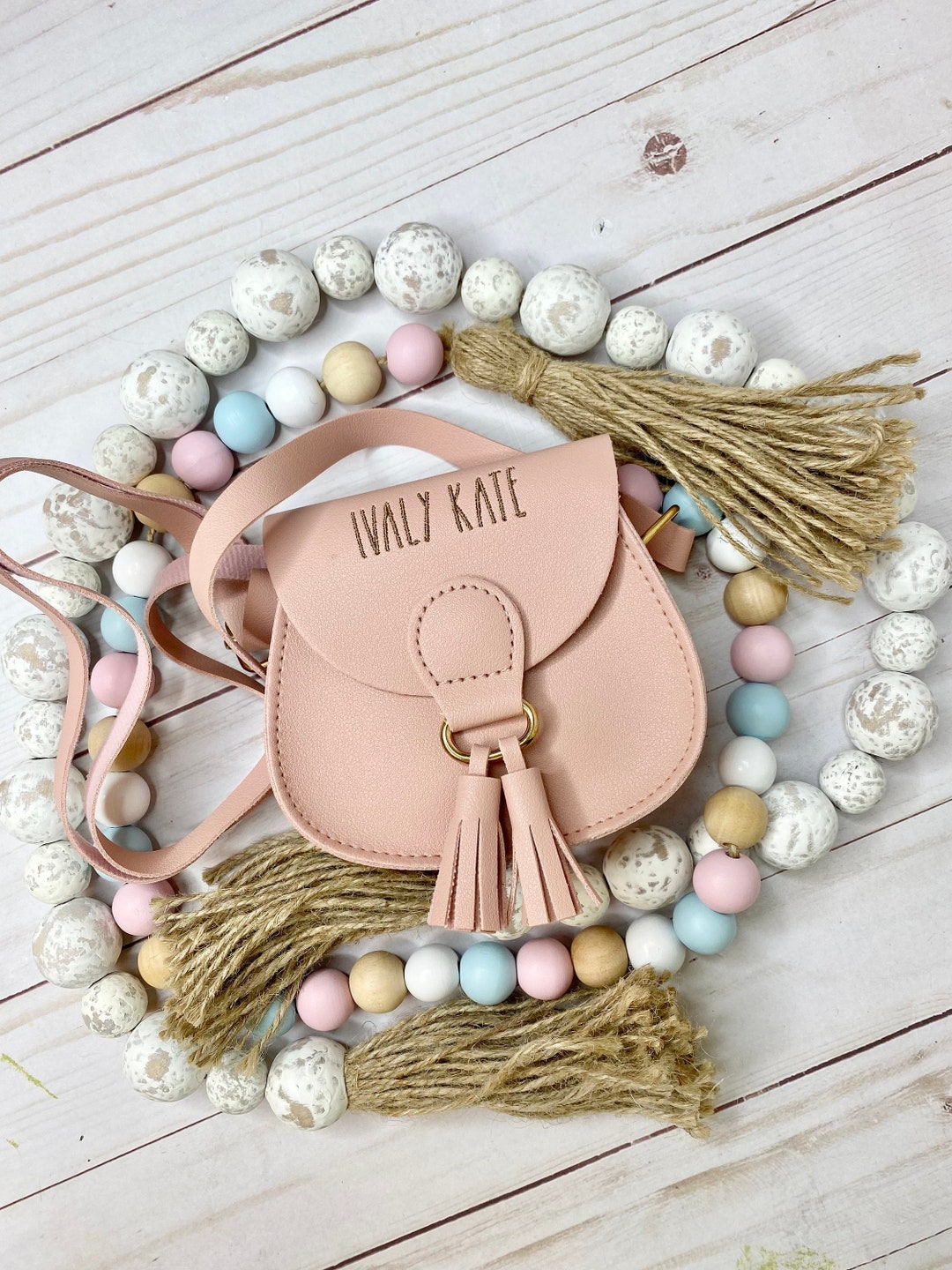 Personalized Girls Tassel Purse, Kids Tassel Purse, Children ...