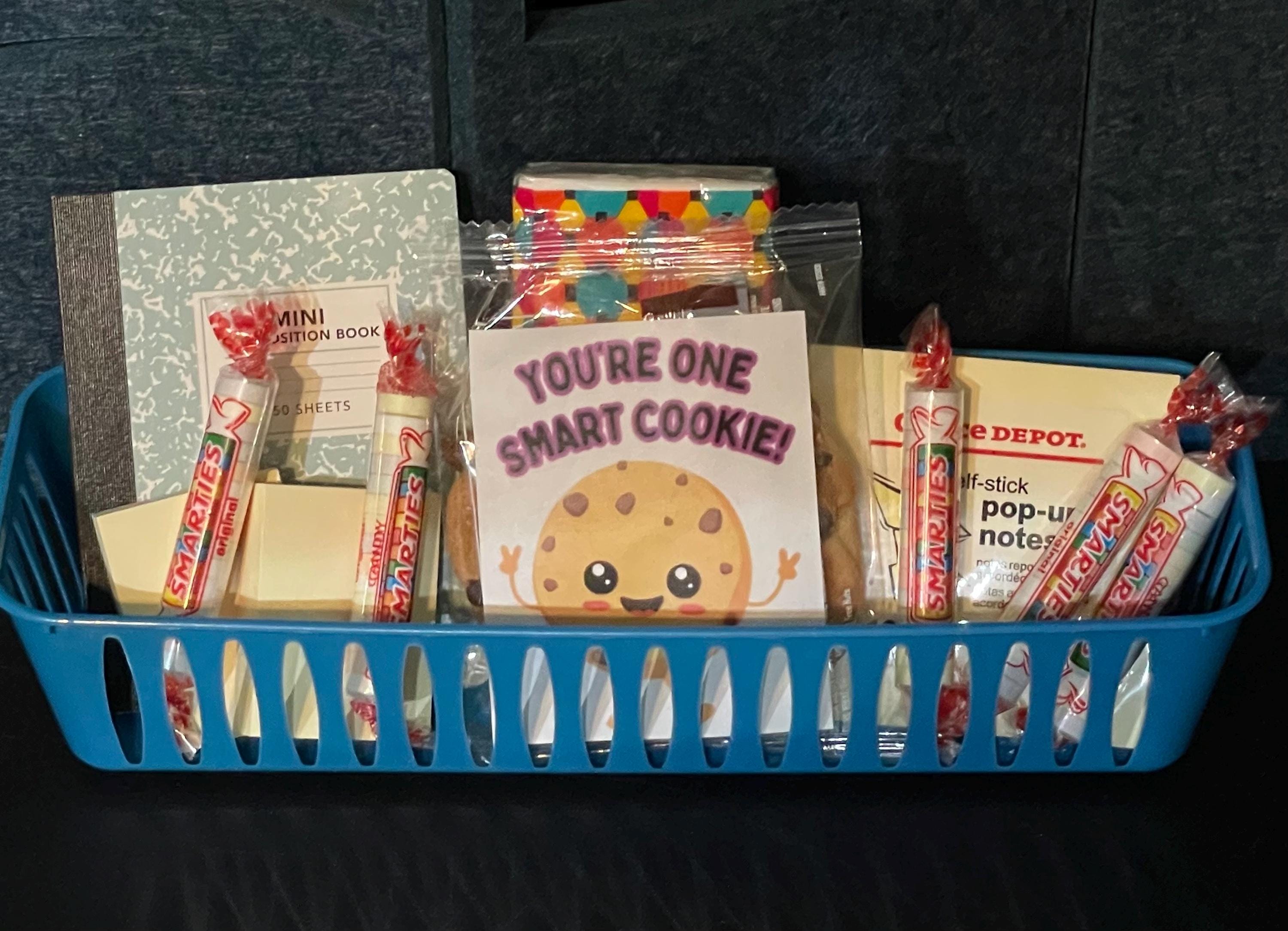YOU ROCK! School Supplies and Snacks Gift Basket Care Package for ...