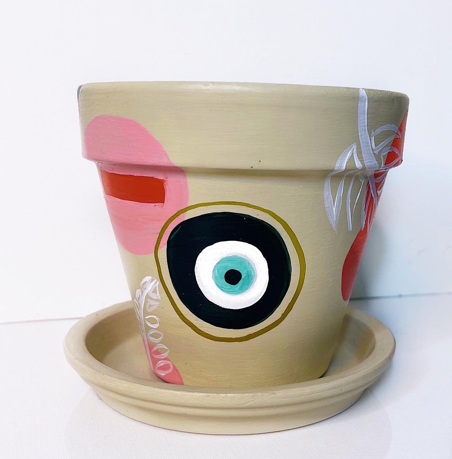 Abstract Evil Eye Planter - Etsy