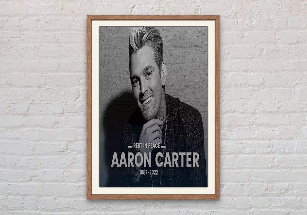 Rest In Peace Aaron Carter Poster, Rip Aaron Carter Poster sold by ...